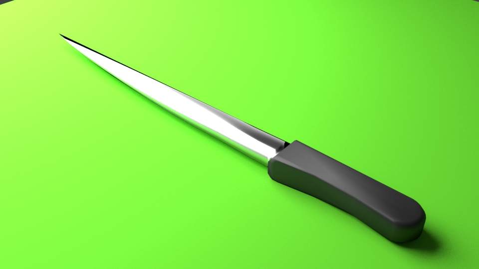 Kitchen Fillet Knife - 3D Model by faraharis