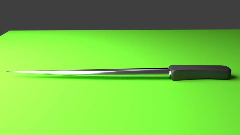 Kitchen Fillet Knife - 3D Model by faraharis