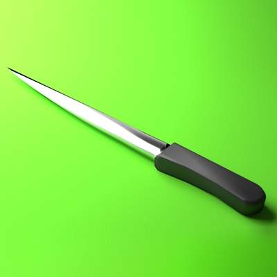 Kitchen Fillet Knife - 3D Model by faraharis
