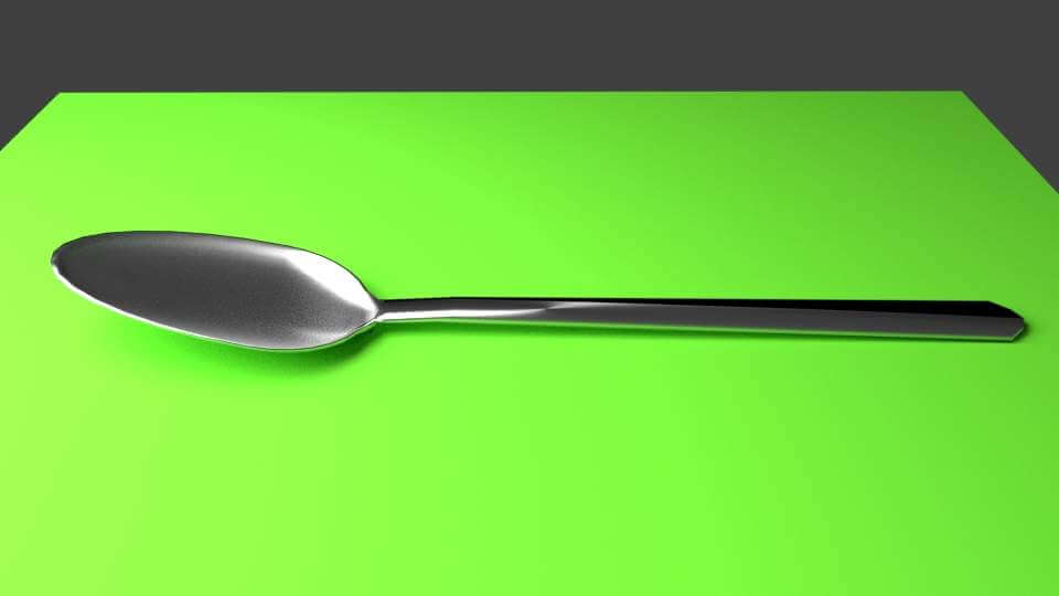 Kitchen Spoon - 3D Model by faraharis