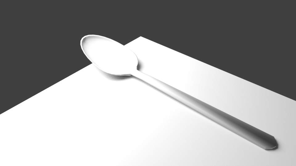 Kitchen Spoon - 3D Model by faraharis
