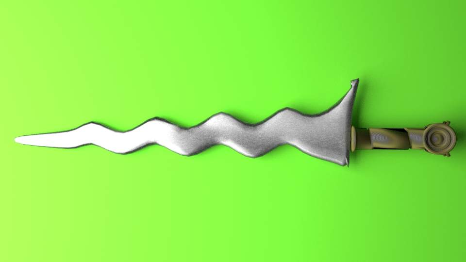 Kris Dagger 4 - 3D Model by faraharis