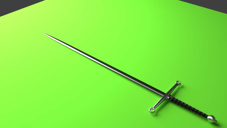 Longsword 1 - 3D Model by faraharis
