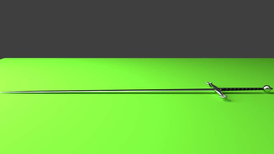 Longsword 1 - 3D Model by faraharis