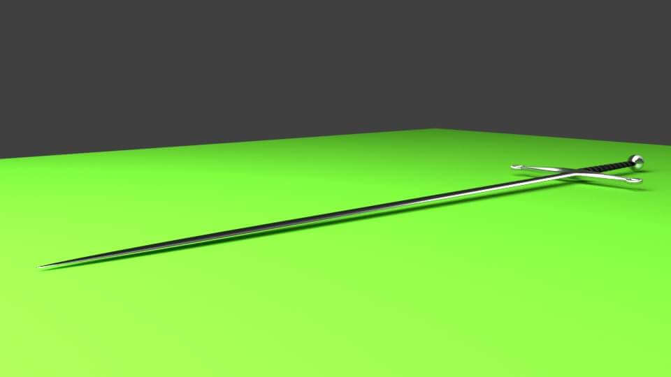 Longsword 1 - 3D Model by faraharis