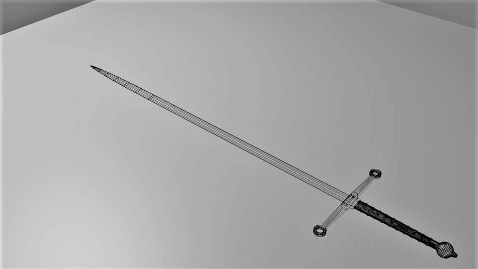 Longsword 1 - 3D Model by faraharis