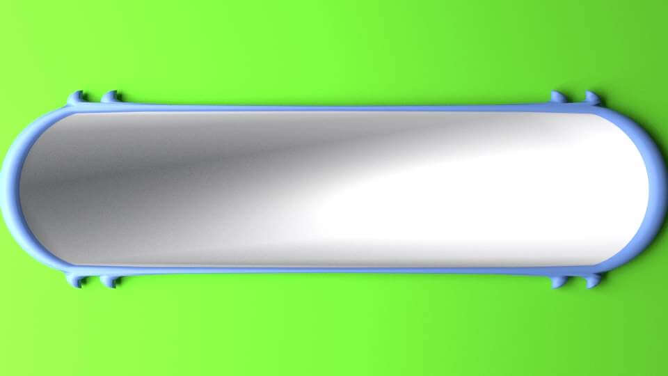 Oval Picture Frame - 3D Model by faraharis