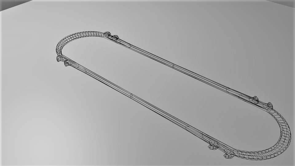 Oval Picture Frame - 3D Model by faraharis