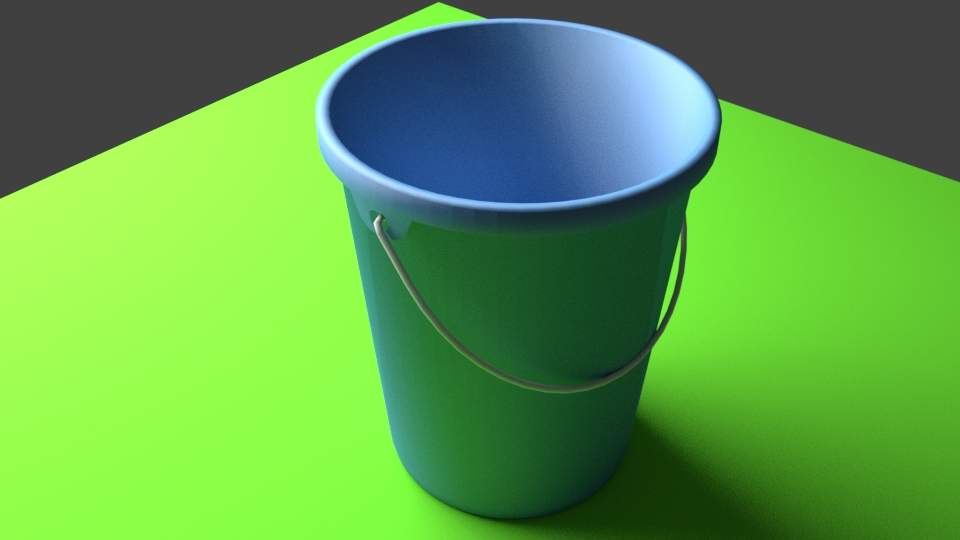 Plastic Bucket - 3D Model by faraharis