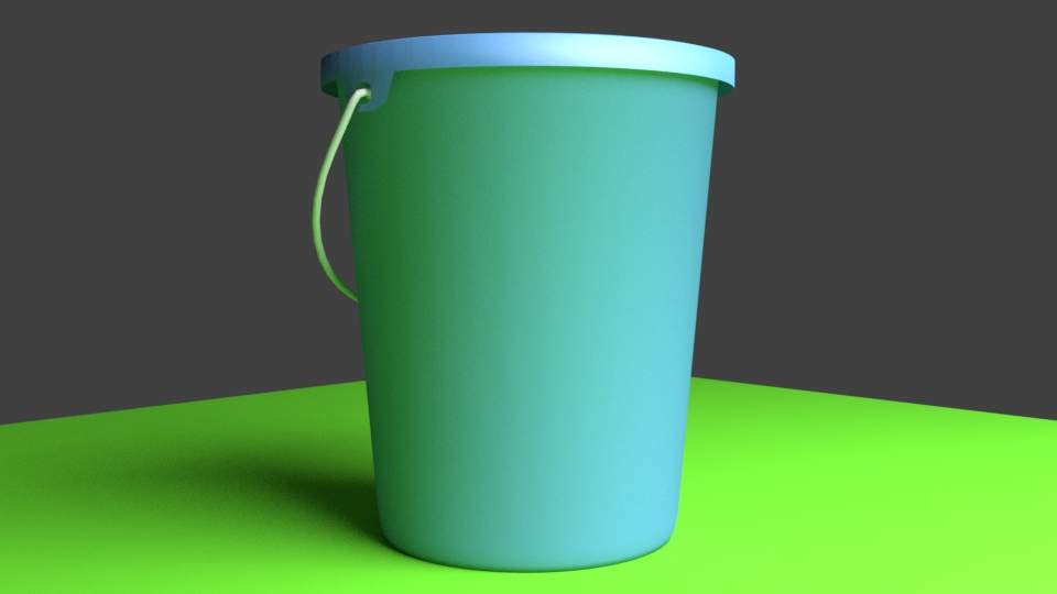 Plastic Bucket - 3D Model by faraharis