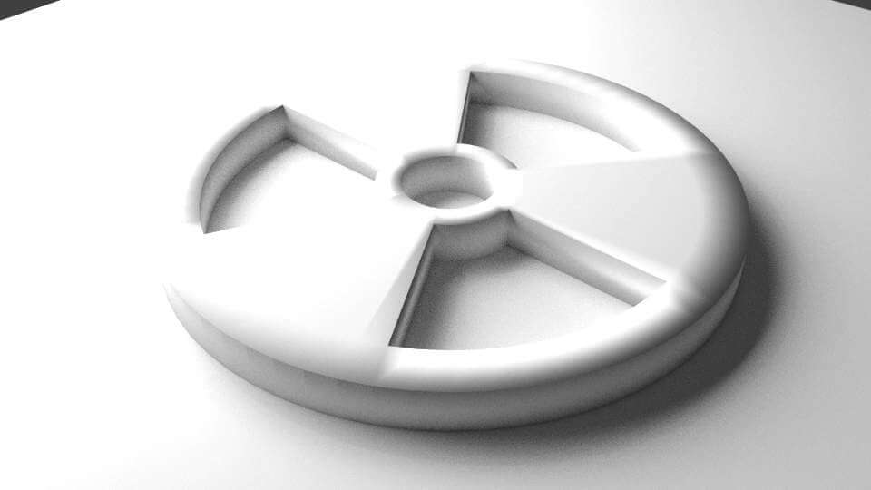 Radioactive Symbol - 3D Model by faraharis