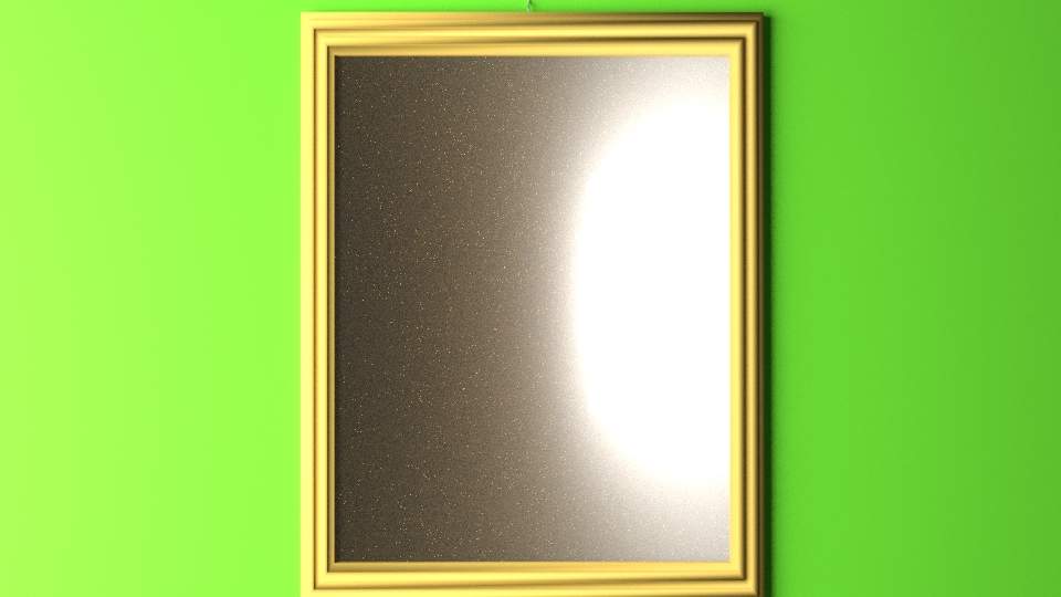 Rectangle Mirror - 3D Model by faraharis