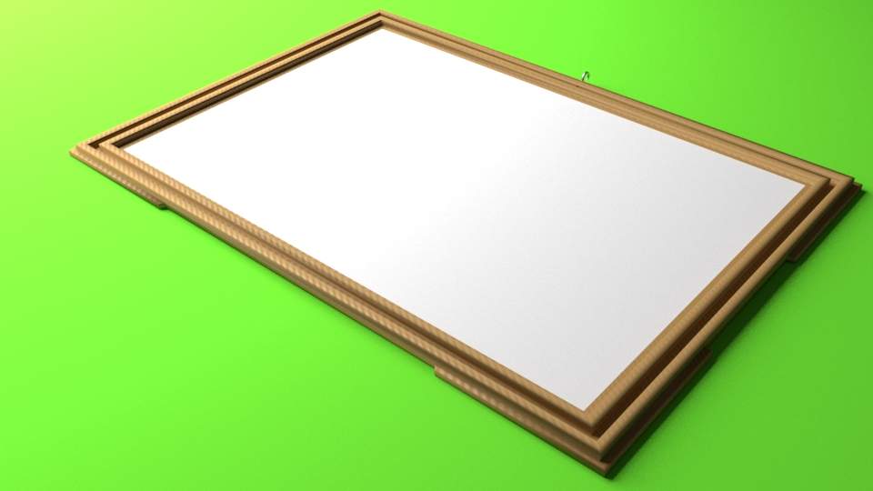 Rectangle Picture Frame - 3D Model by faraharis