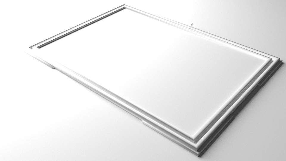 Rectangle Picture Frame - 3D Model by faraharis