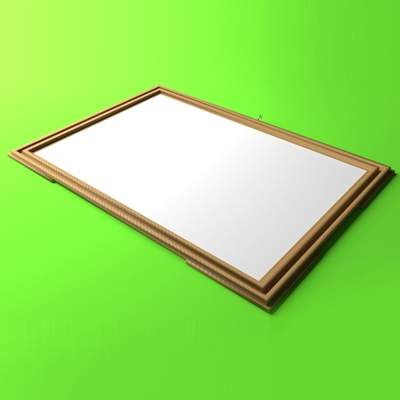Rectangle Picture Frame - 3D Model by faraharis