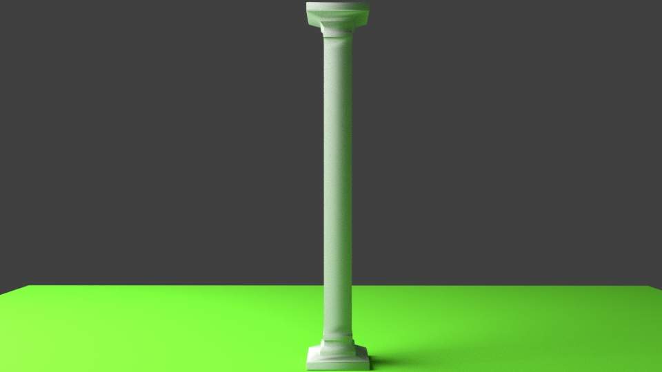 Rectangle Pillar 2 - 3D Model by faraharis