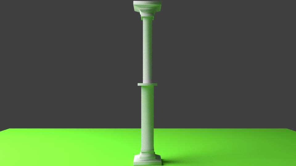 Rectangle Pillar 4 - 3D Model by faraharis