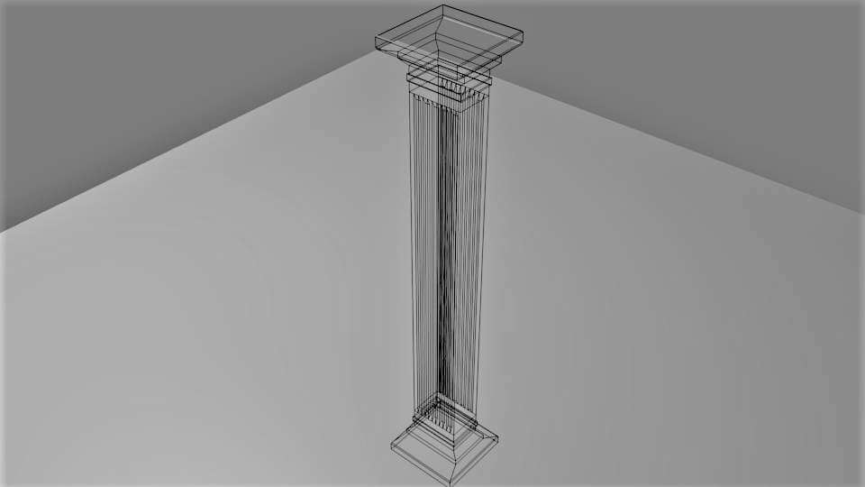 Rectangle Pillar 5 - 3D Model by faraharis