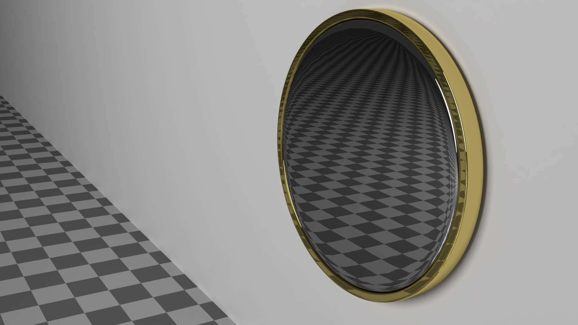 Round Mirror - 3D Model by faraharis