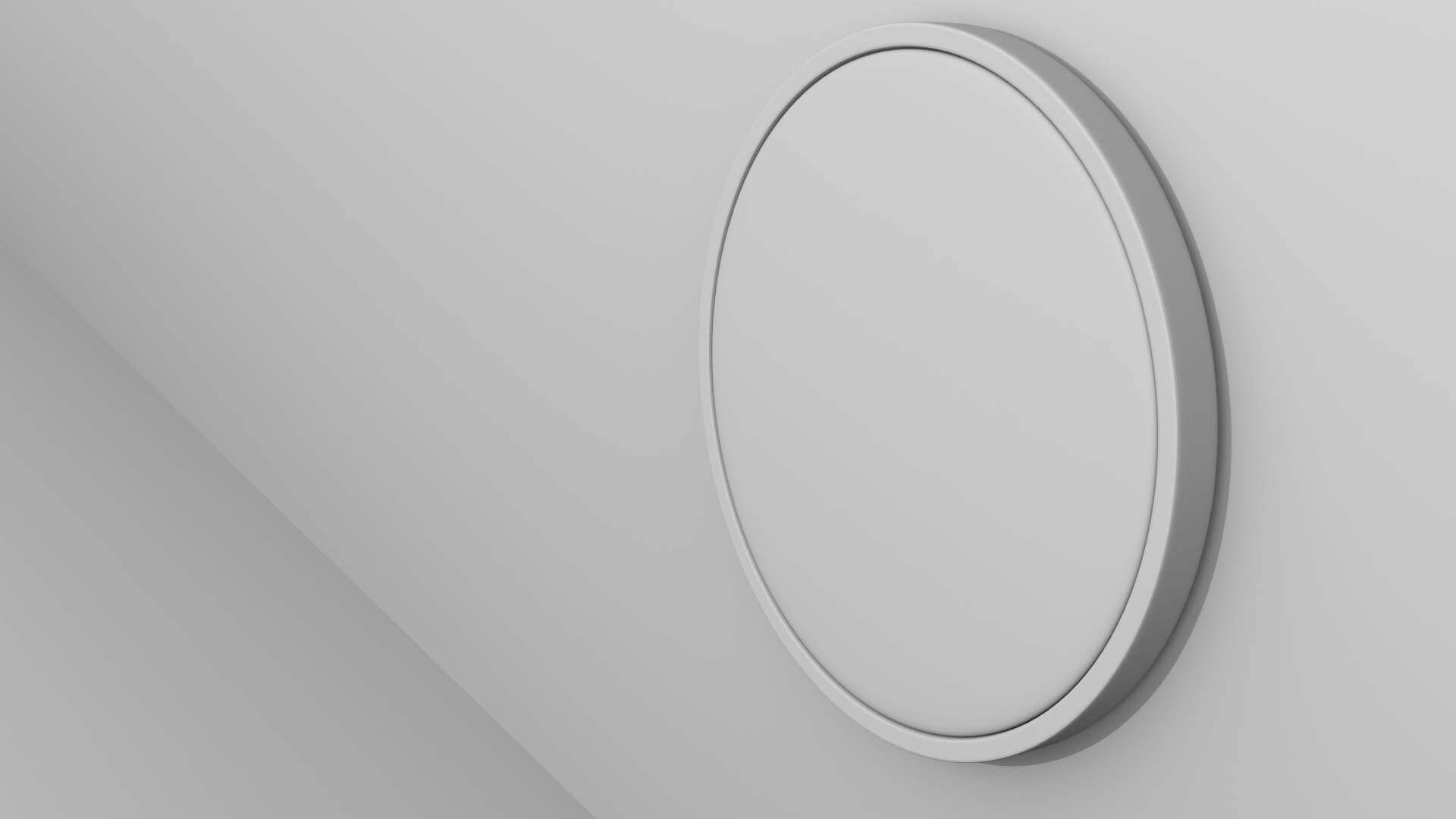 Round Mirror - 3D Model by faraharis