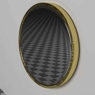 Round Mirror - 3D Model by faraharis