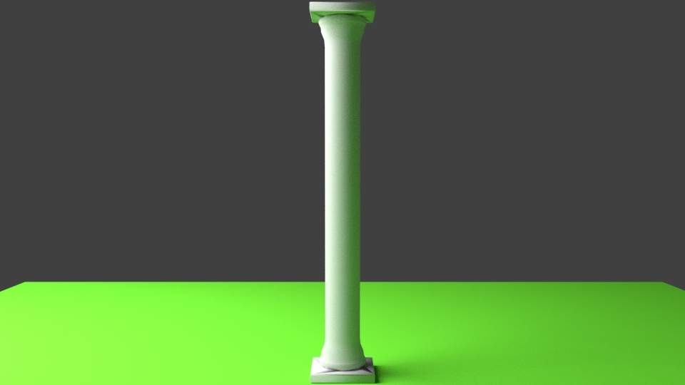 Round Pillar 1 - 3D Model by faraharis