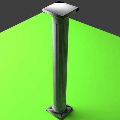 Round Pillar 2 - 3D Model by faraharis