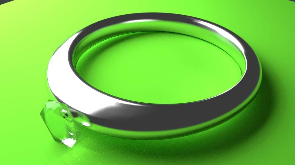 Silver Ring 2 - 3D Model by faraharis