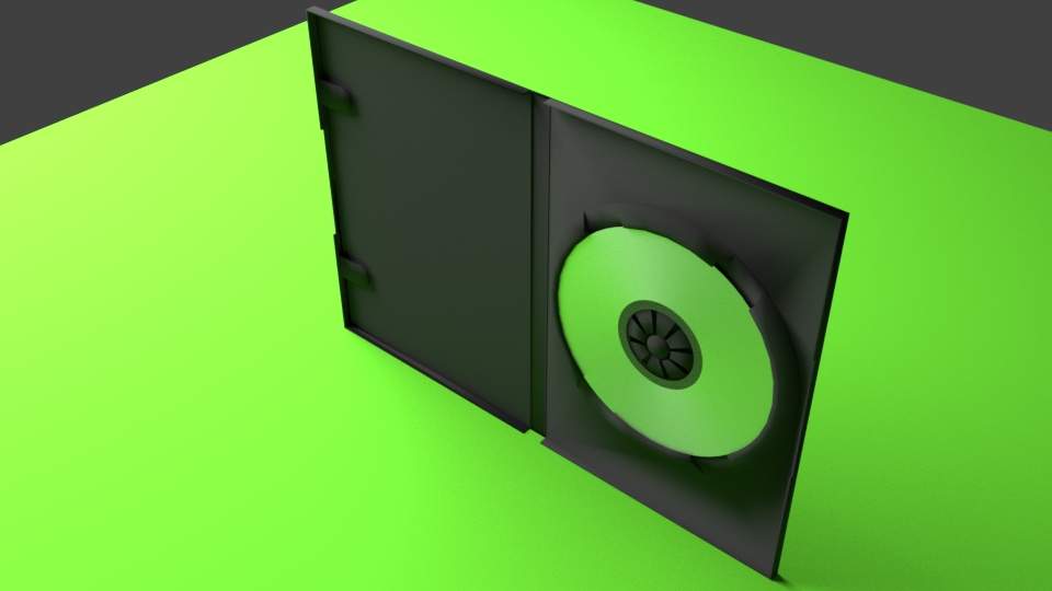 Single DVD Case - 3D Model by faraharis