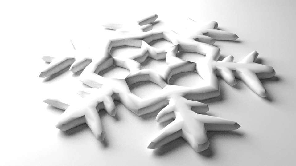 Snowflake 7 - 3D Model by faraharis