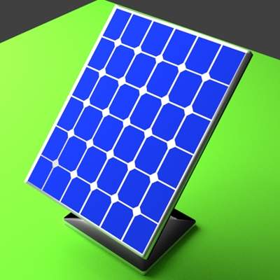Solar Panel 3 - 3D Model by faraharis
