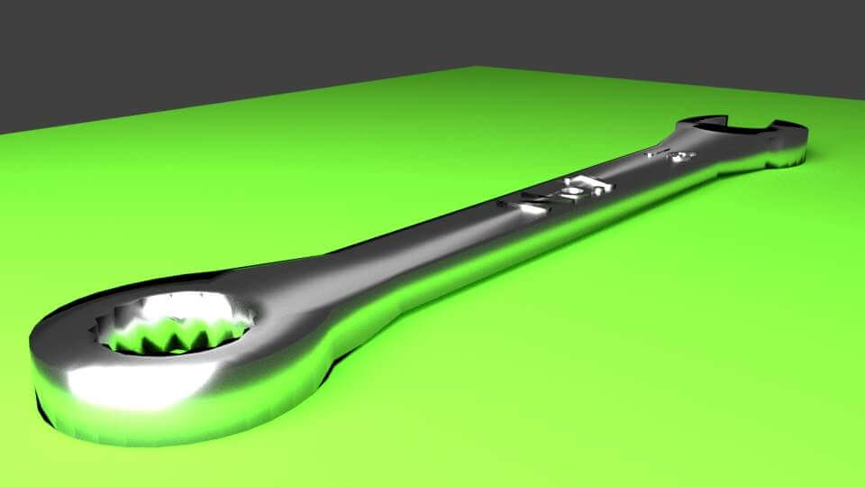 Spanner Size 16 - 3D Model by faraharis