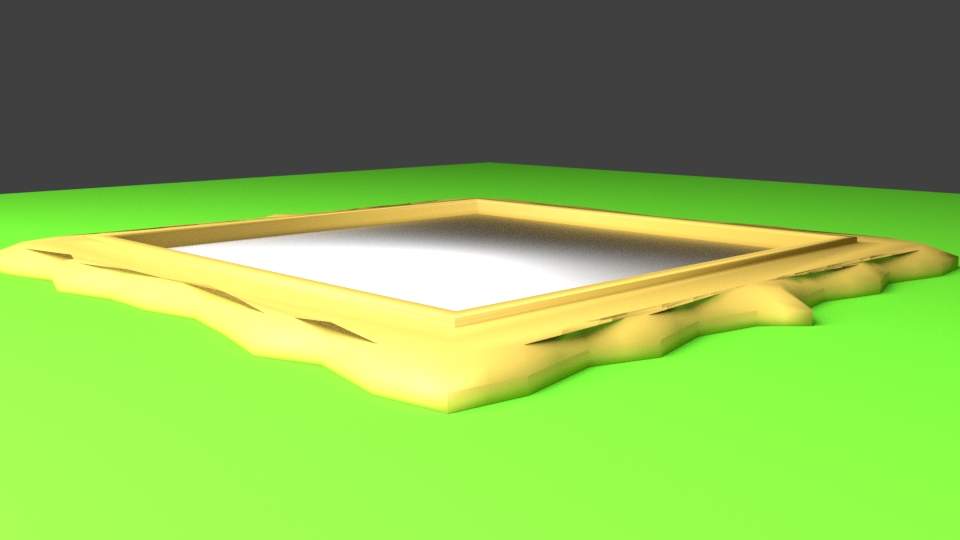 Square Picture Frame - 3D Model by faraharis