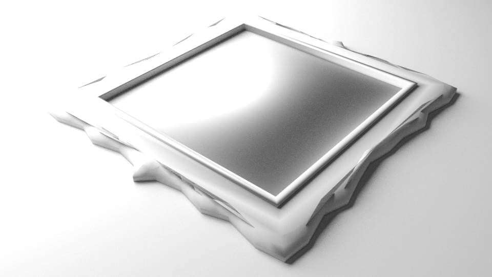 Square Picture Frame - 3D Model by faraharis