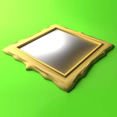 Square Picture Frame - 3D Model by faraharis