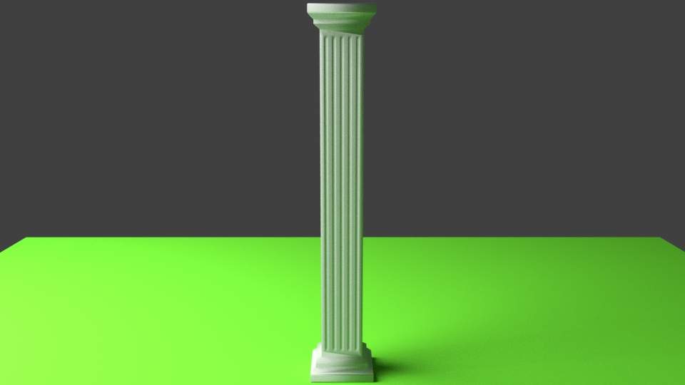 Square Pillar 3 - 3D Model by faraharis