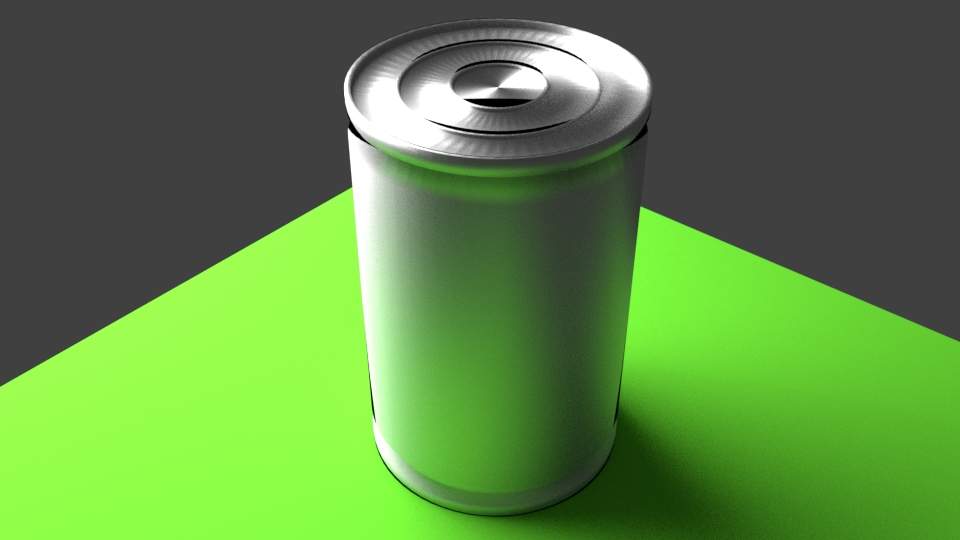 Tall Cylinder Can - 3D Model by faraharis