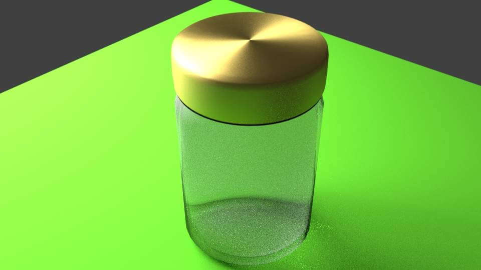 Tall Jar - 3D Model by faraharis
