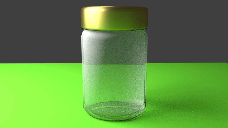 Tall Jar - 3D Model by faraharis