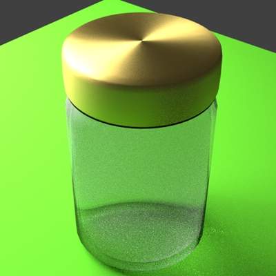 Tall Jar - 3D Model by faraharis