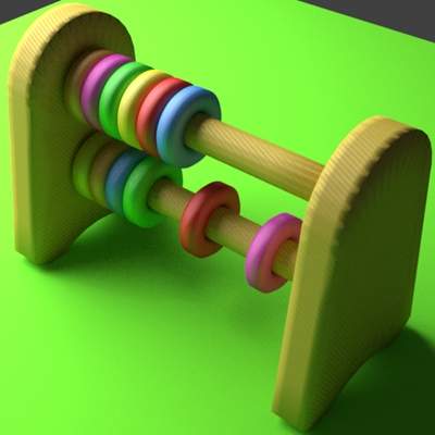 Toddler Toy - Counting 3D Model by faraharis