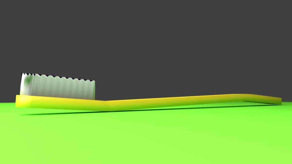 Toothbrush 1 - 3D Model by faraharis