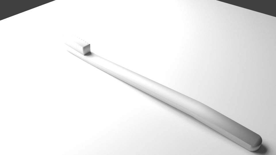 Toothbrush 1 - 3D Model by faraharis