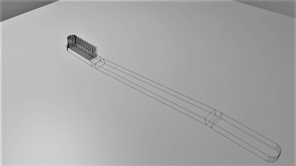 Toothbrush 1 - 3D Model by faraharis