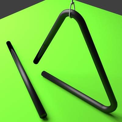 Triangle Bell - 3D Model by faraharis