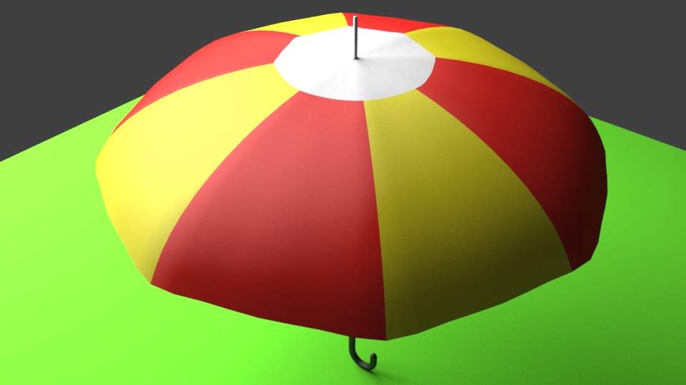 Umbrella Design 2 - 3D Model by faraharis