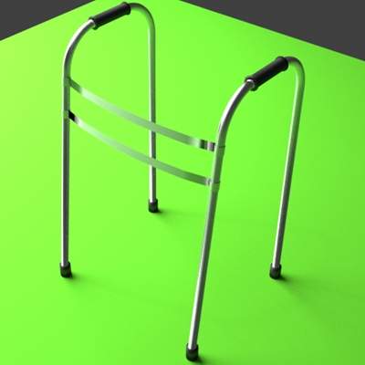 Walker Center-Handle 3D Model by faraharis