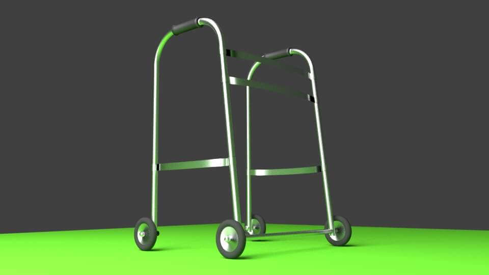 Walker Rollator - 3D Model by faraharis