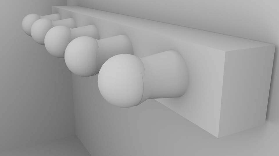 Wall Hook Rack - 3D Model by faraharis