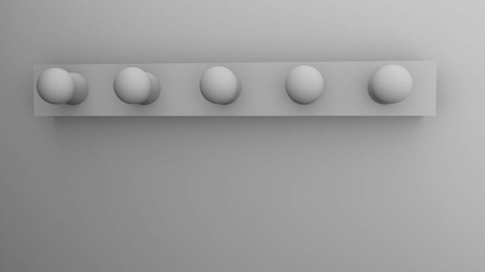 Wall Hook Rack - 3D Model by faraharis